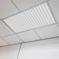 1 Pcs Gray Stripes Fluorescent Light Covers Modern Striped Minimalist ...