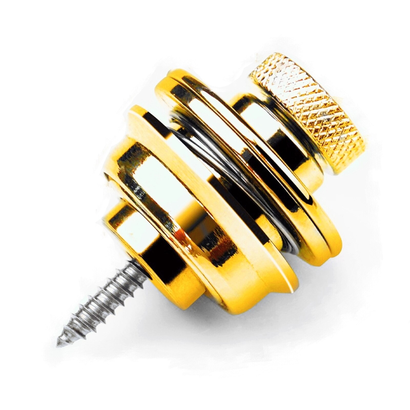 1 Pcs Guitar Strap Lock Heavy Duty Metal Button Security Straplock for ...