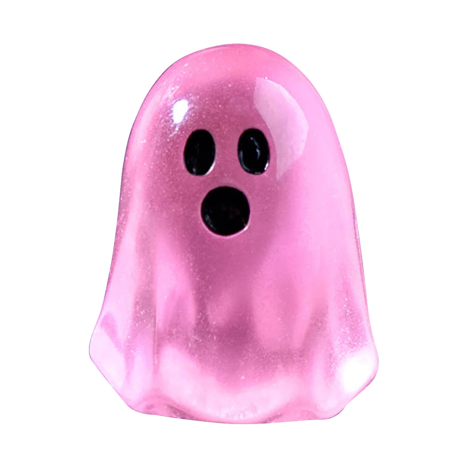 1 Pcs Halloween Mini Ghosts Figures, Luminous Small Little Resin Ghost ...