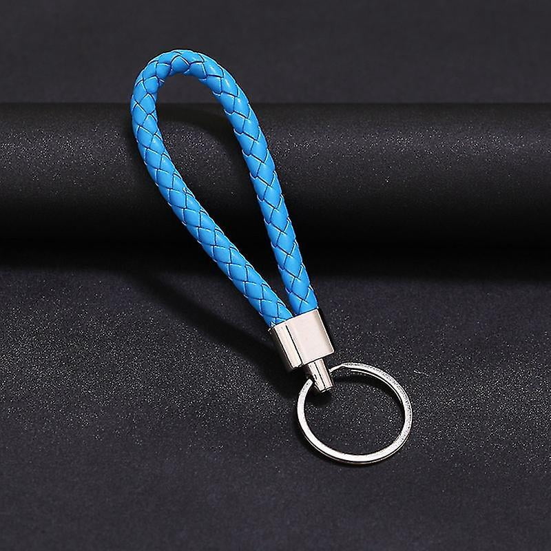 1 Pcs Handmade Leather Rope Keychain Car Key Chain Bag Pendant ...