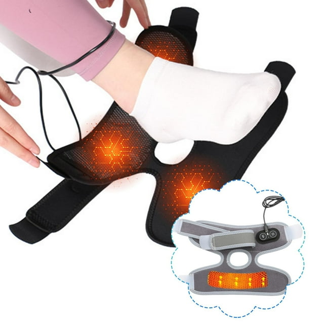 1 Pcs Heating Pad for Feet, Heated Foot Wraps for Pain Relief, Ankle ...