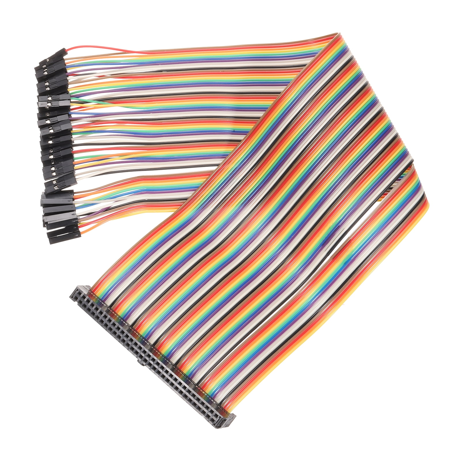 1 Pcs IDC Rainbow Wire Flat Ribbon Cable FC-Female to 64P 11.8 Inch ...