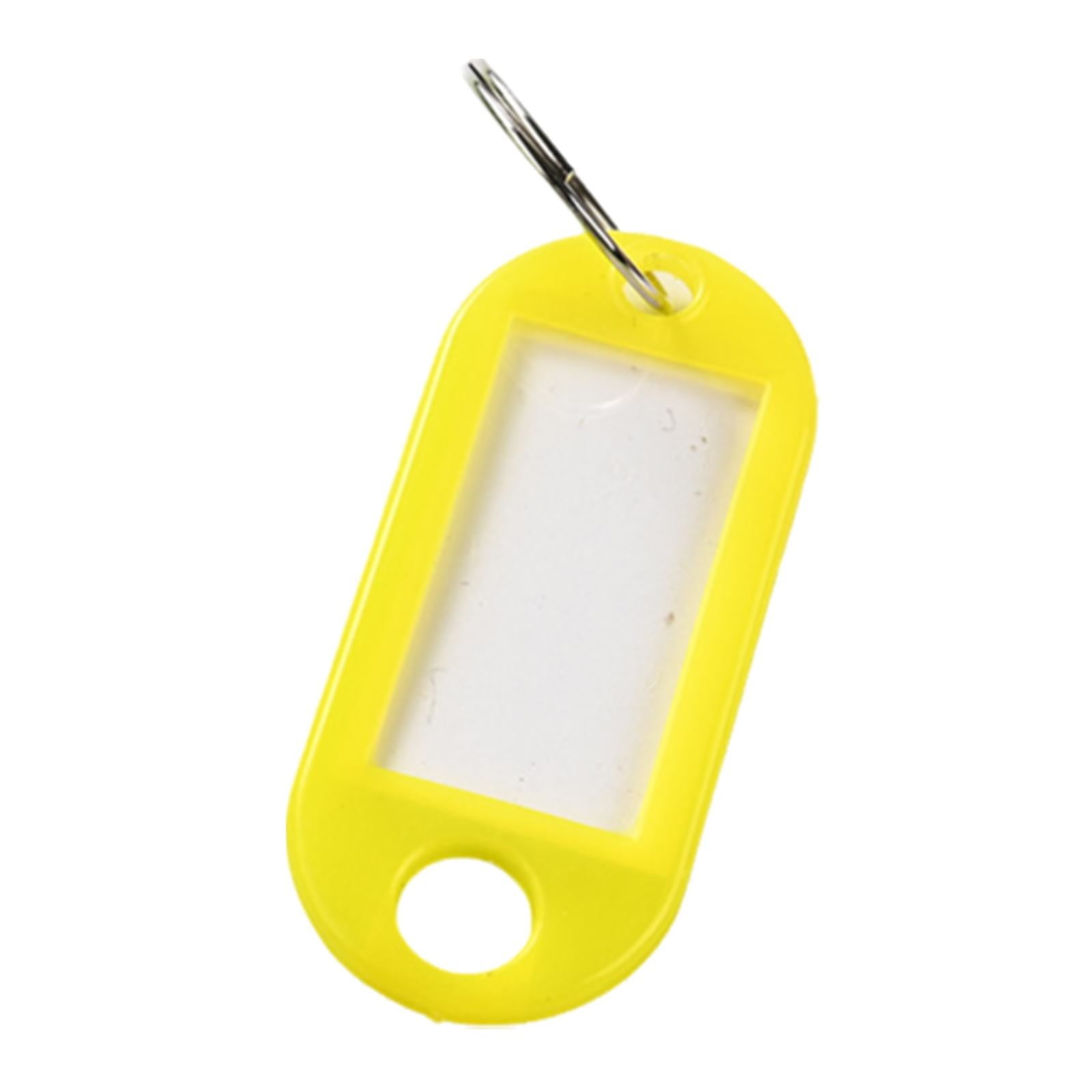 1 Pcs Key Ring Label Tag, Key Tags, Soft Plastic Key Chain Tags with ...