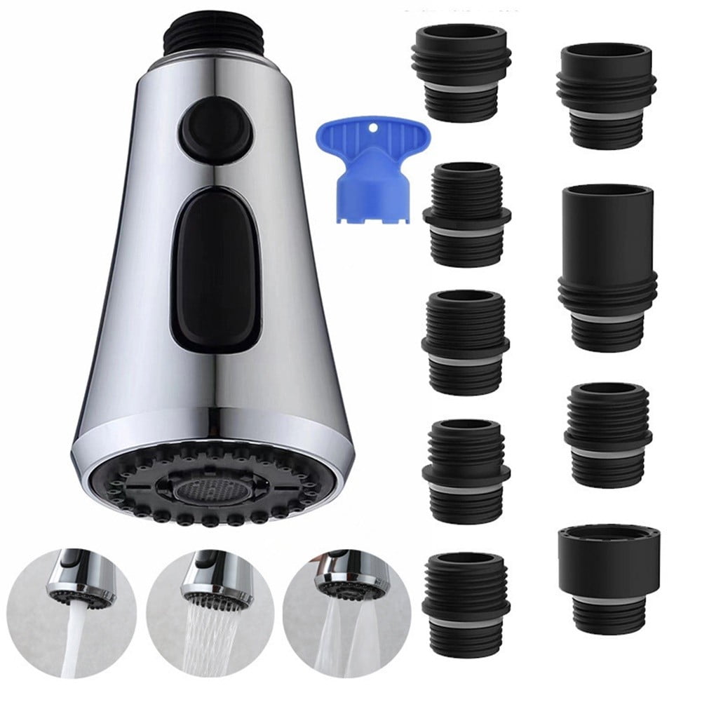 1 Pcs Kitchen Faucets with 9 Pcs Connectors and 1 Pcs Nozzle Wrench ...