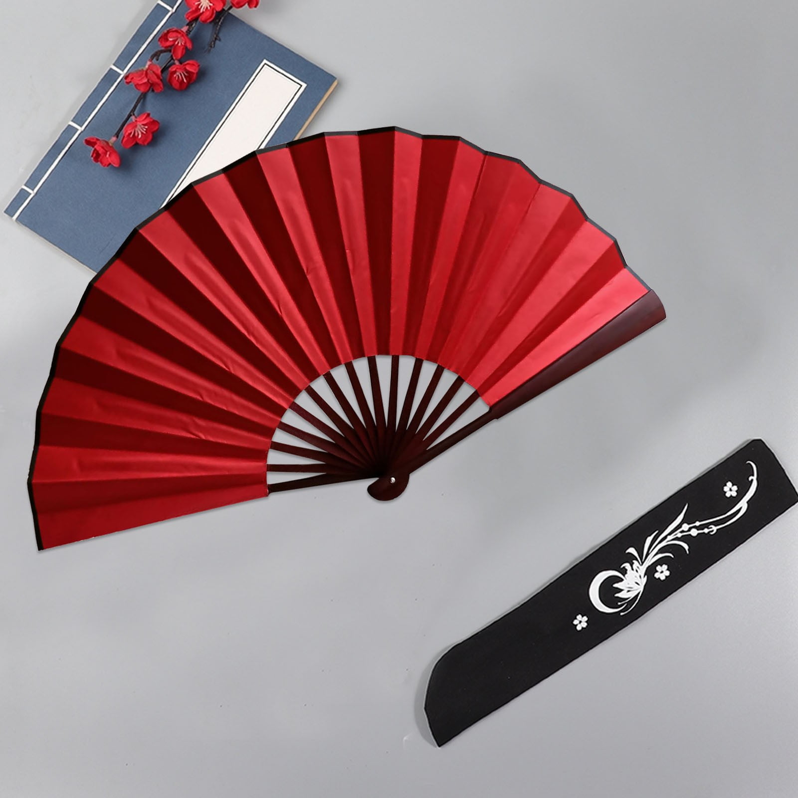 1 Pcs Large Clap Fans for Line Dancing Folding Hand Rave Fan Nylon ...