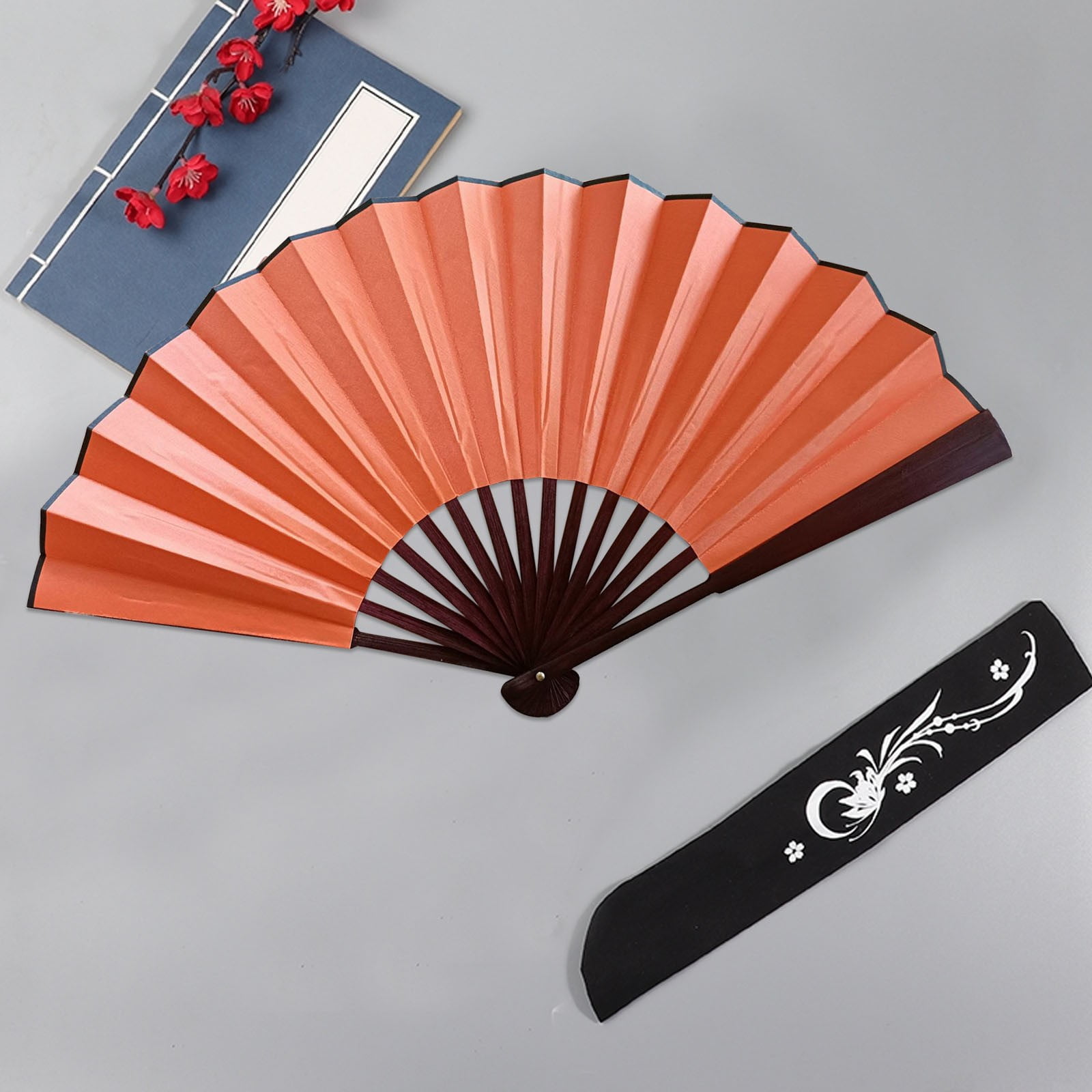 1 Pcs Large Clap Fans for Line Dancing Folding Hand Rave Fan Nylon ...