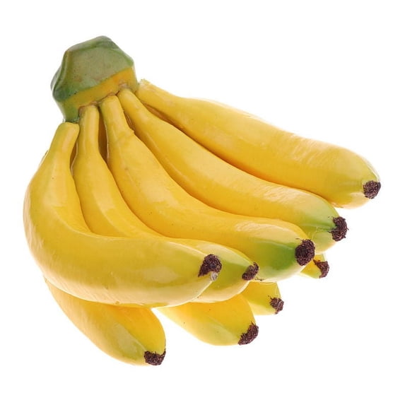 1 Pcs Lifelike Banana Bunch Artificial Plastic Fake Fruits Decor Prop ...