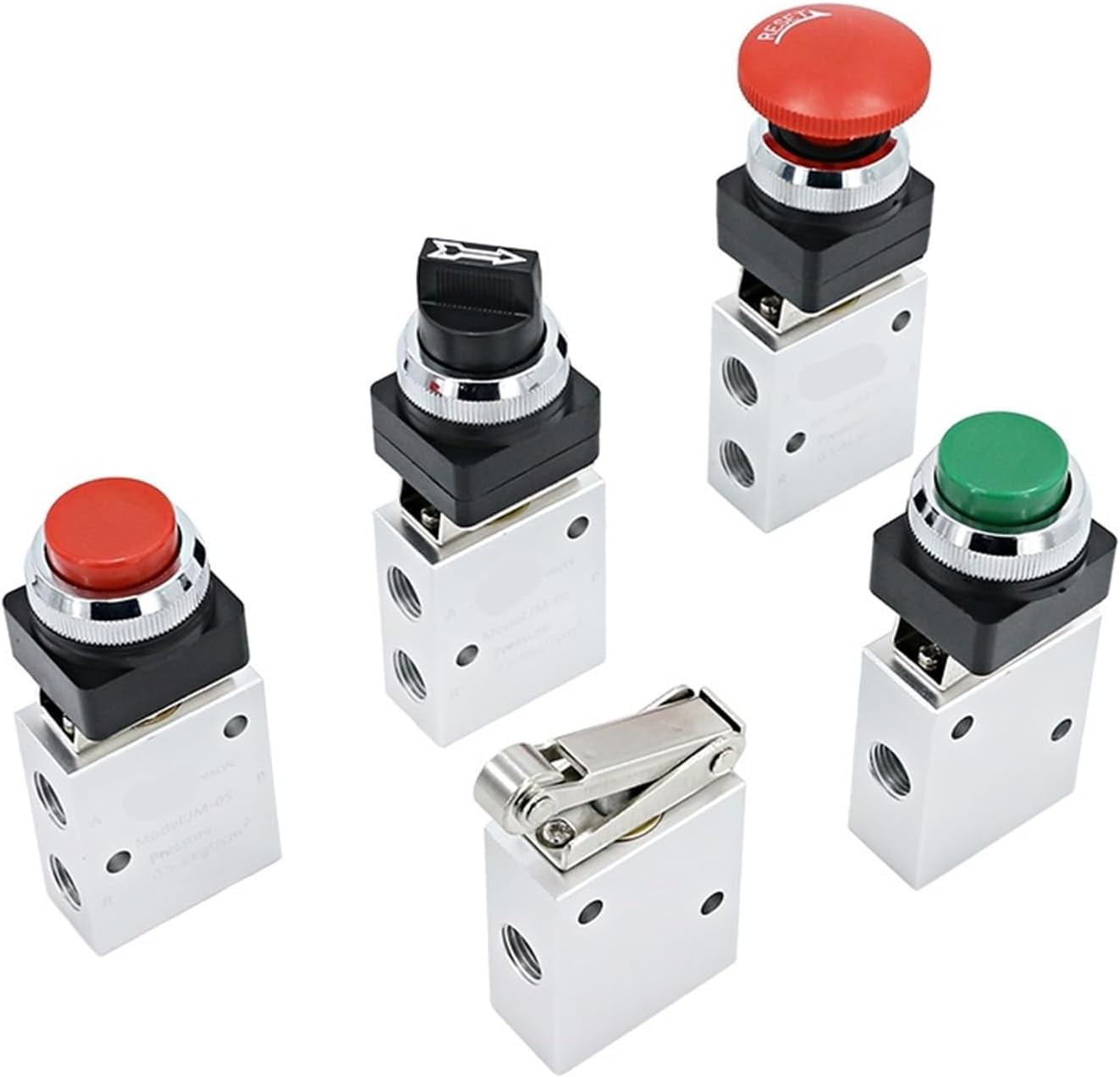 1 Pcs Mechanical Valve Manual Valve JM-05 Roller Button 07 Two-Position Three-Way Valve 06A ...