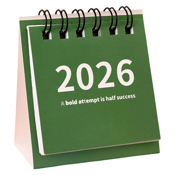 1 Pcs Mini Desk Calendar 2026,Small Desktop Calendar ,Calendar Punch ...