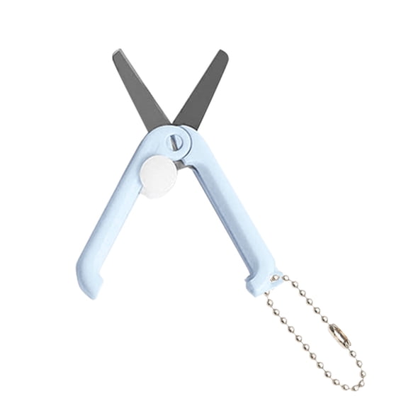 1 Pcs Mini Folding Scissors with Key Chain,1.85 inch Keychain Scissors ...