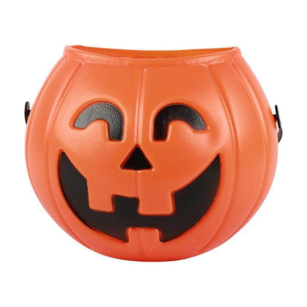 1 Pcs Mini Halloween Pumpkin Bucket Portable Candy Bucket Trick Or ...