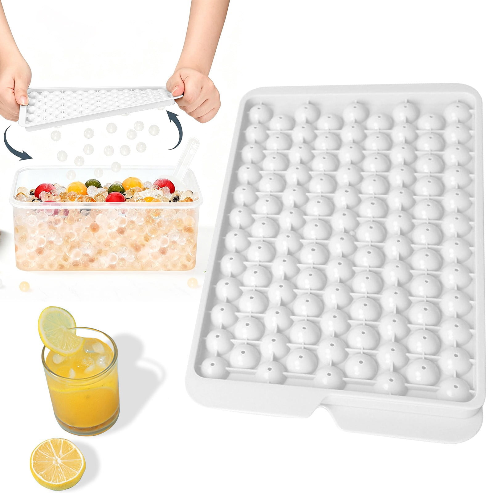 1 Pcs Mini Ice Cube Trays, Pebble Ice Tray For Making Crushed Pebble ...