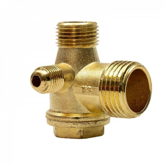 1 Pcs New Air Compressor Check Valve 3-Port Zinc Alloy Brass Male ...