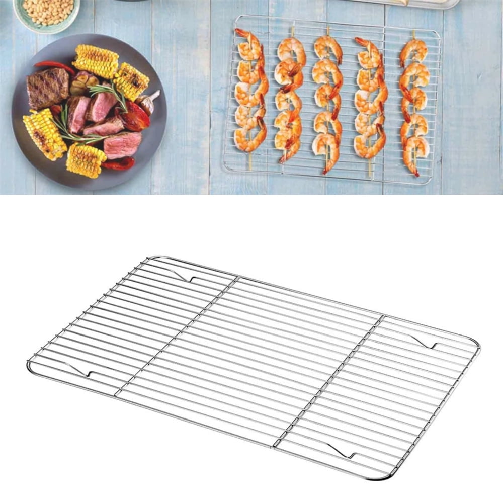 1 Pcs Nonstick Roasting Racks,Rectangle Wire Net Rack,QZS High Strength ...