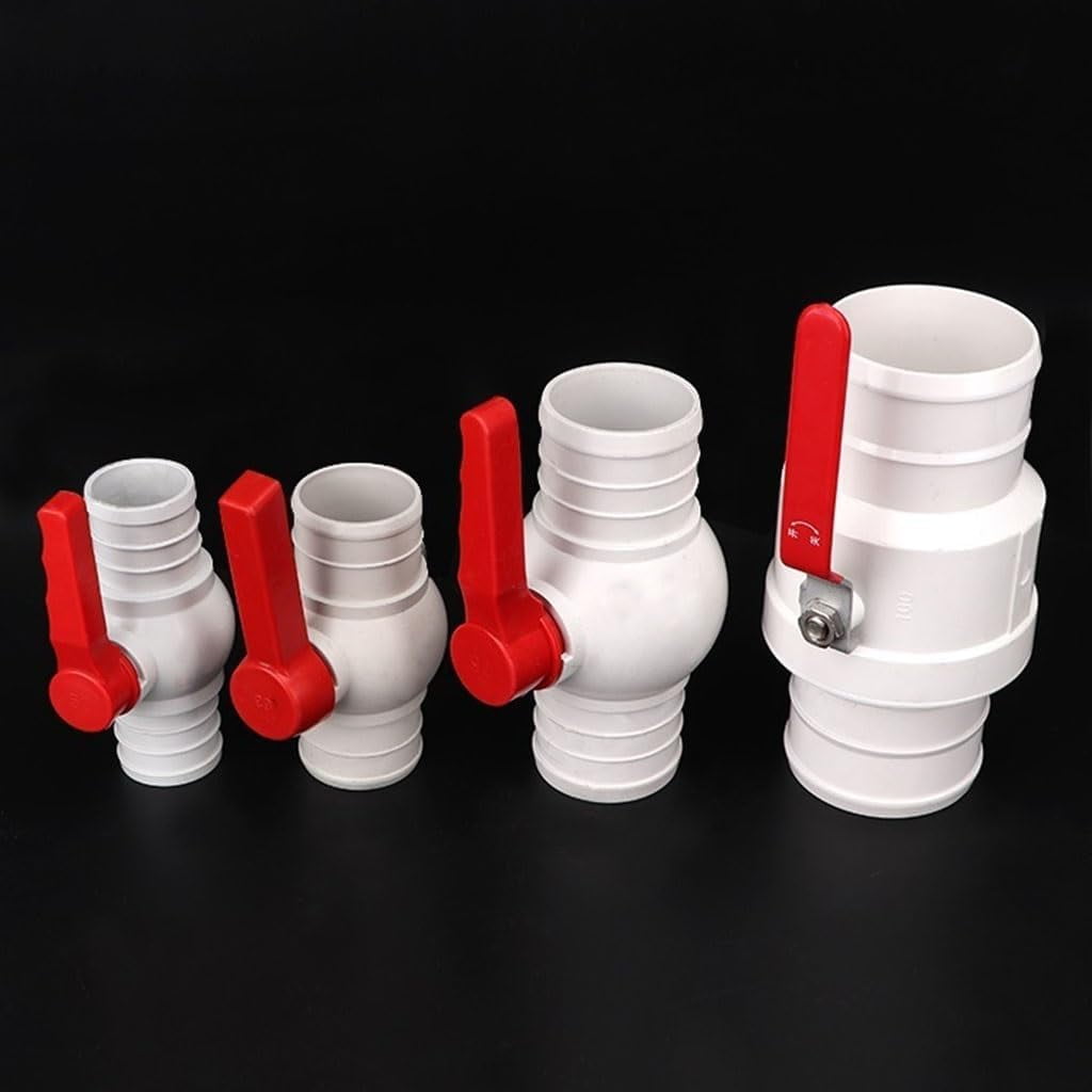 1 Pcs PVC Straight Through Ball Valve Agricultural Sprinkler Belt ...