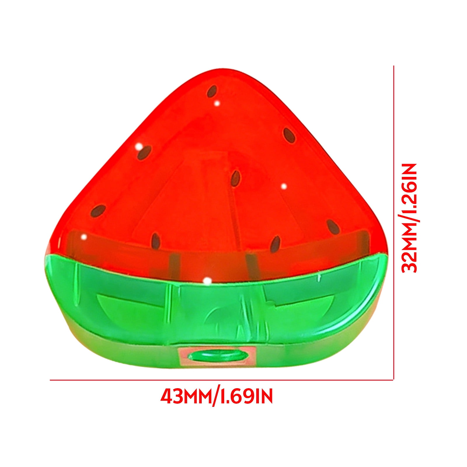 1 Pcs Pencil Sharpener Cute Watermelon Shape Fruit Manual Handheld Desk ...