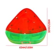 1 Pcs Pencil Sharpener Cute Watermelon Shape Fruit Manual Handheld Desk ...