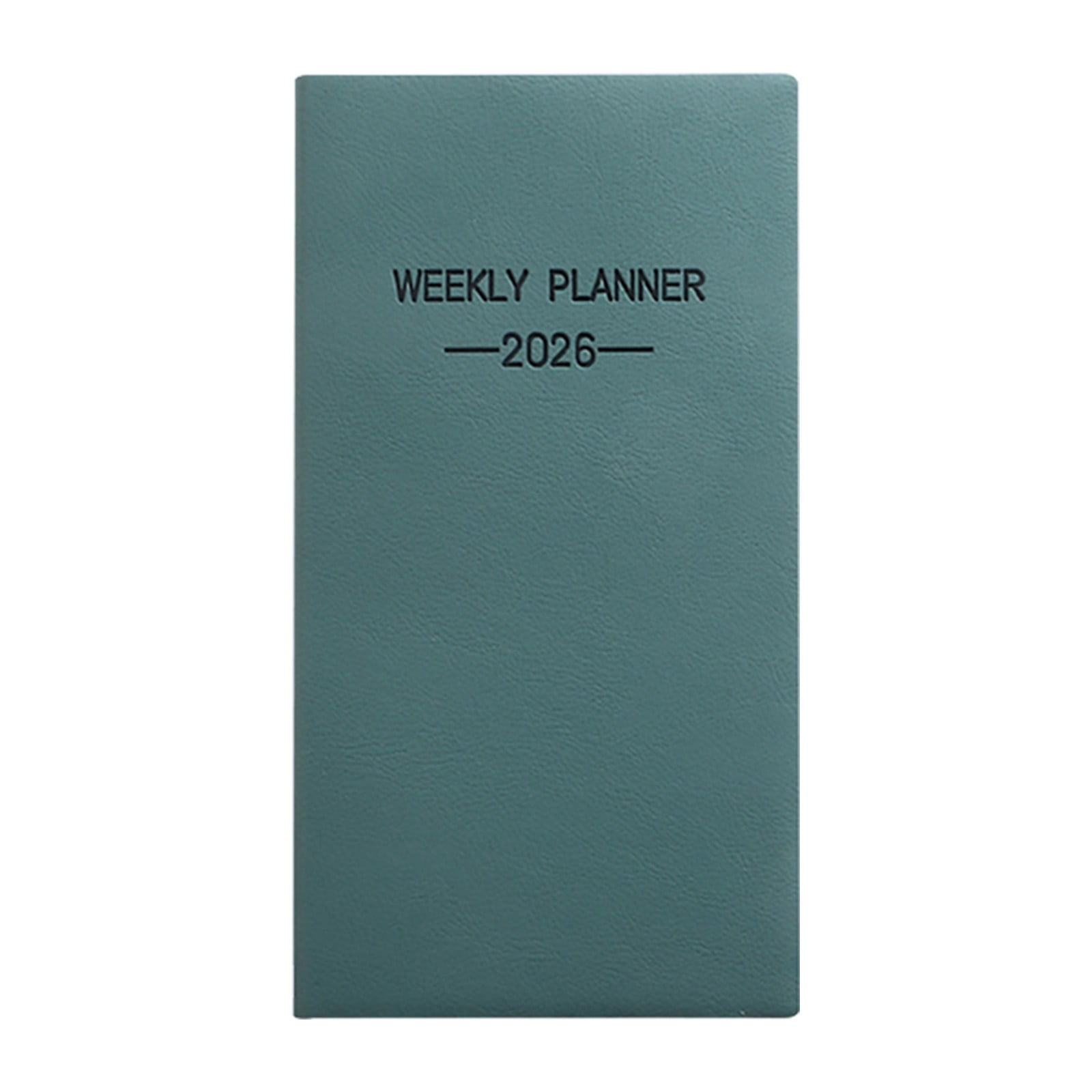 1 Pcs Planner Slim Calendar, A6 Portable Pocket Planner Notepad with PU ...