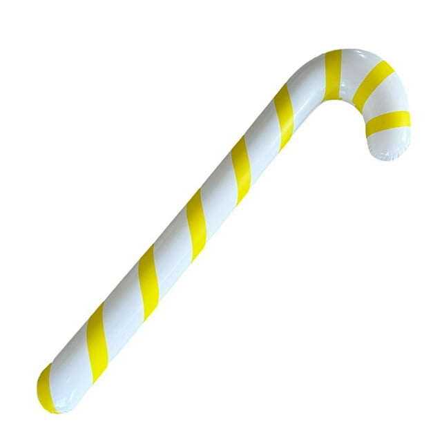 1 Pcs Plastic Giant Inflatable Candy Cane Christmas Xmas Party Blow Up ...