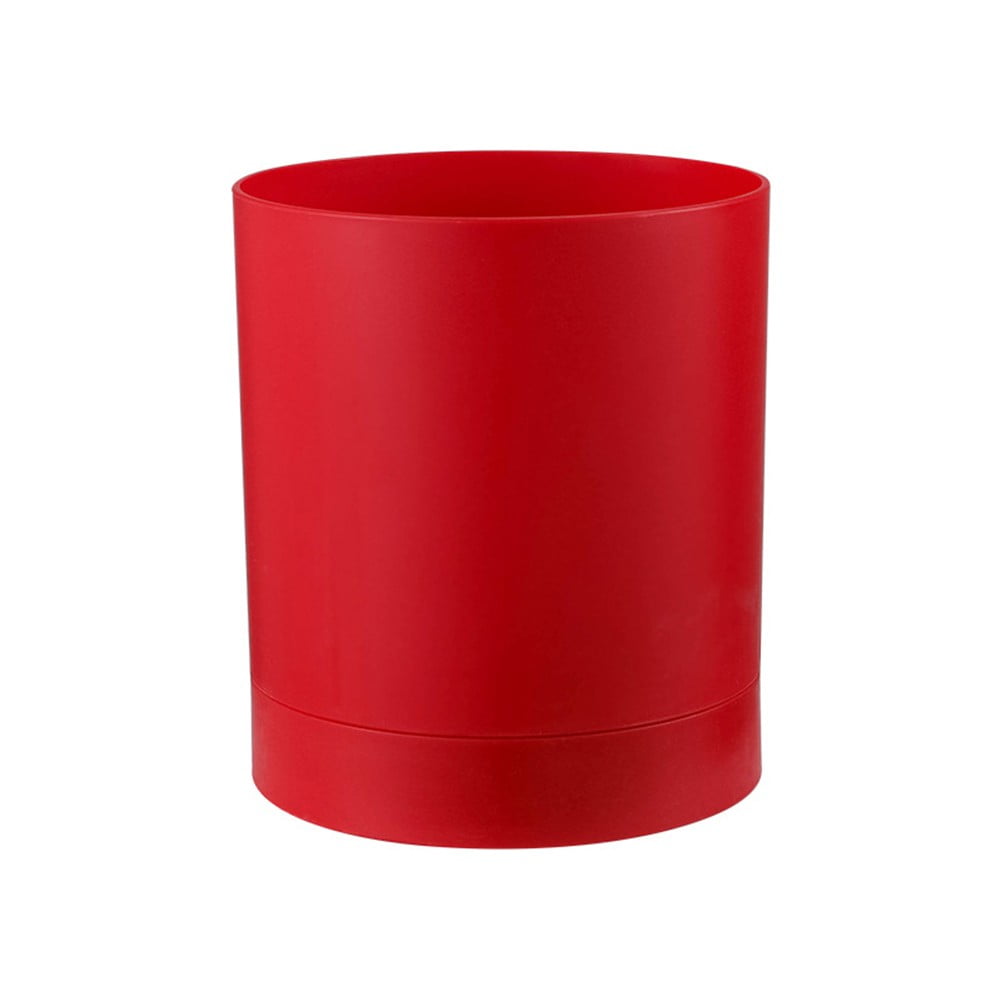 1 Pcs Plastics 6.5*5.7inch Kitchen Utensil Holder, Red 360° Rotating ...
