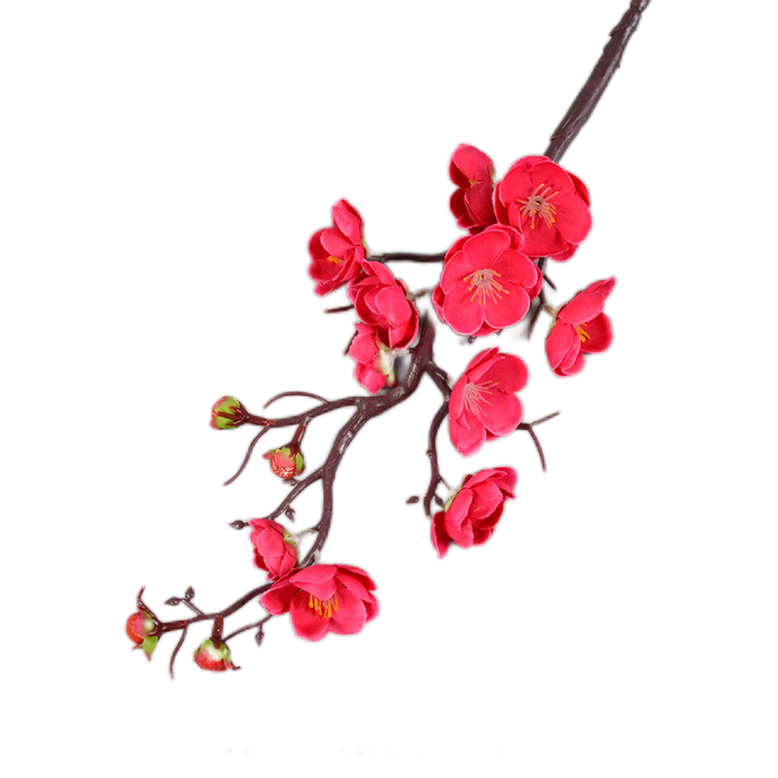 1 Pcs Plum Blossom Artificial Flowers Artificial Silk Plum Blossoms ...