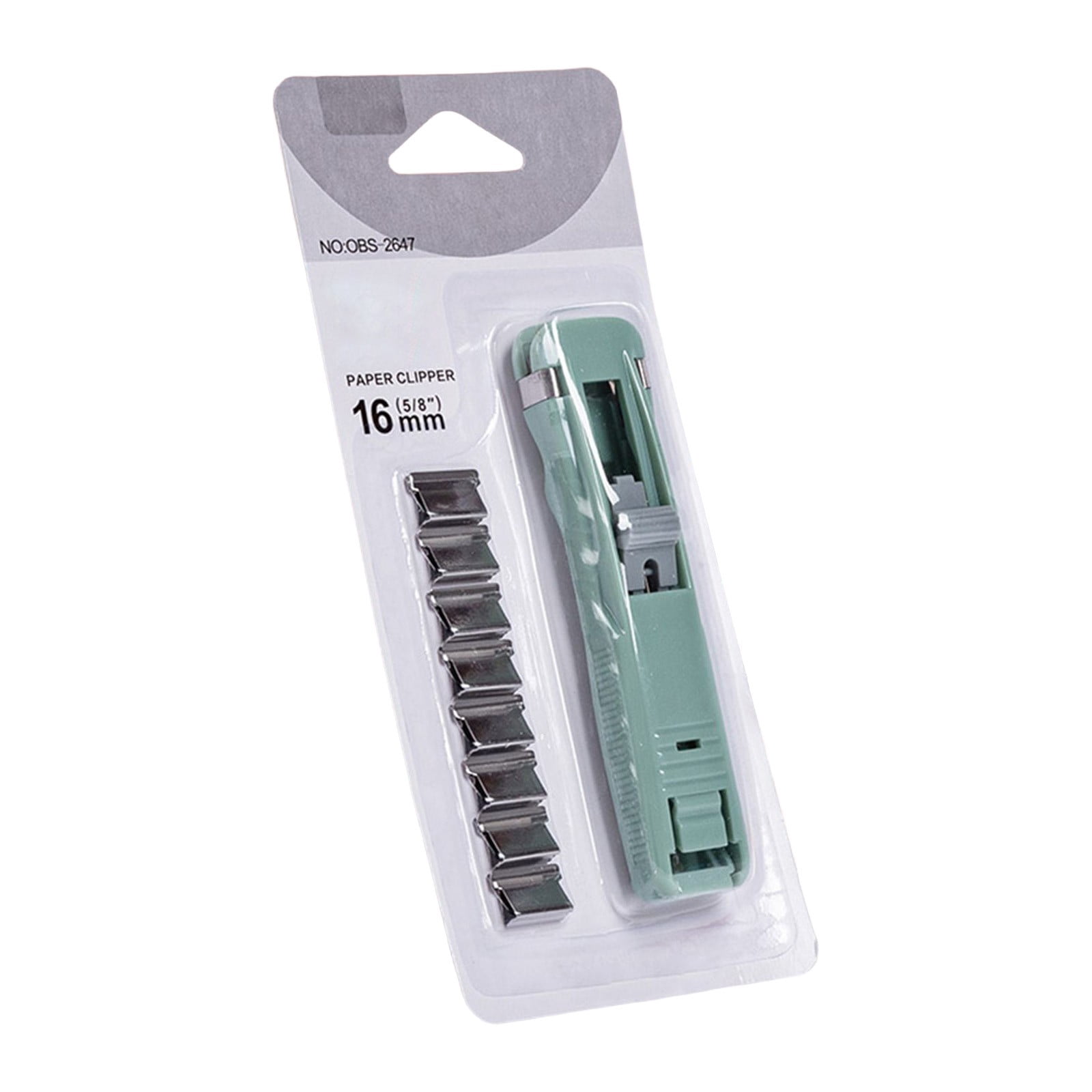 1 Pcs Push Stapler,Small Binder Clips Paper Clamps Desktop Stapler ...