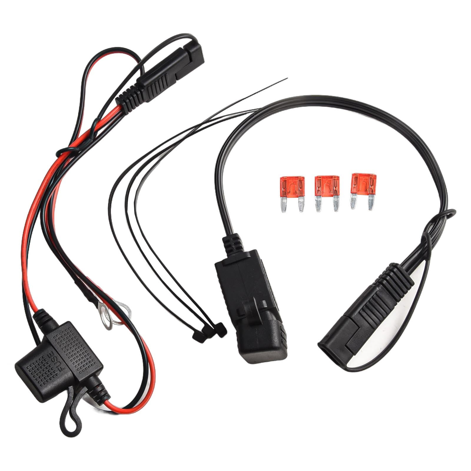 1 Pcs Replacement Waterproof Motorcycle SAE to USB Charger Adapter ...