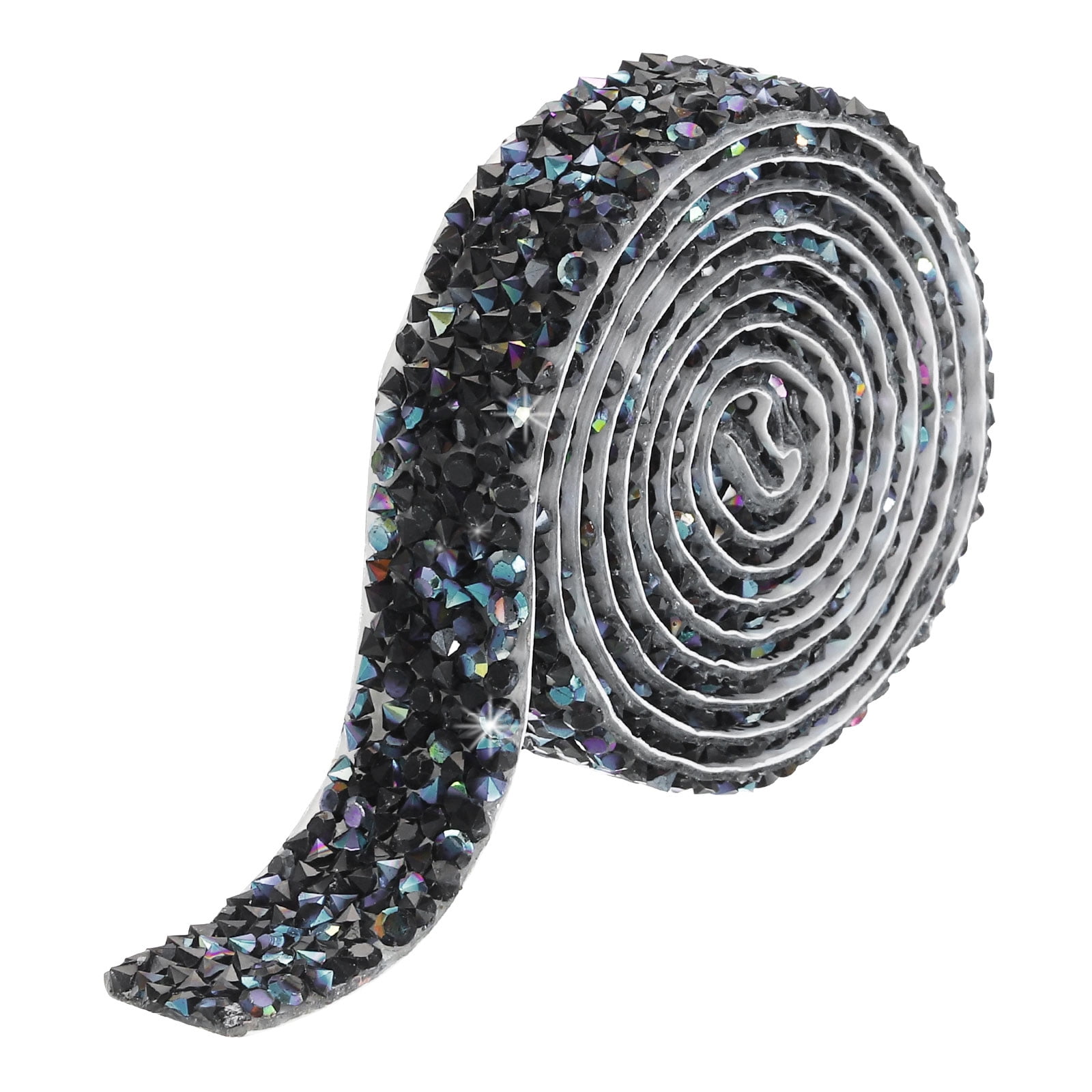 1 Pcs Resin Rhinestones Ribbon 1 Yards x 15mm Self Adhesive Diamond ...