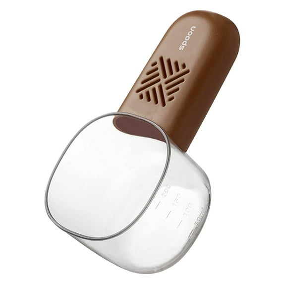 1 Pcs Rice Measuring Spoon,Household Plastic Measuring Spoon with Scale ...