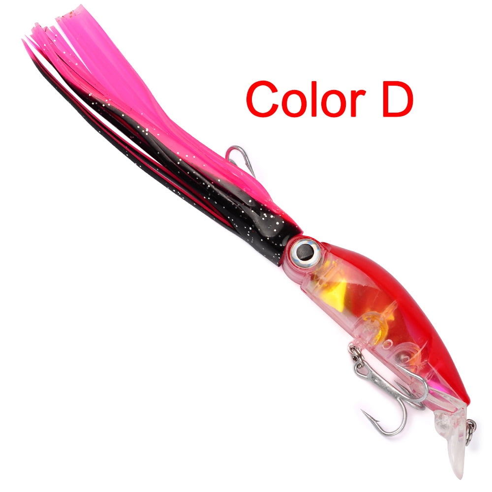 1 Pcs Road Runner Squid with Whiskers Lure 18.5g Road Runner Bait ...