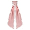 1 Pcs Scalloped Wreath Sash for Front Door Ruffle Wreath Ribbon Bow for ...