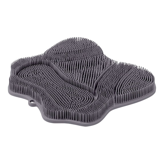 1 Pcs Shower Foot Scrubber Mat, Silicone Back Scrubber with Butterfly ...