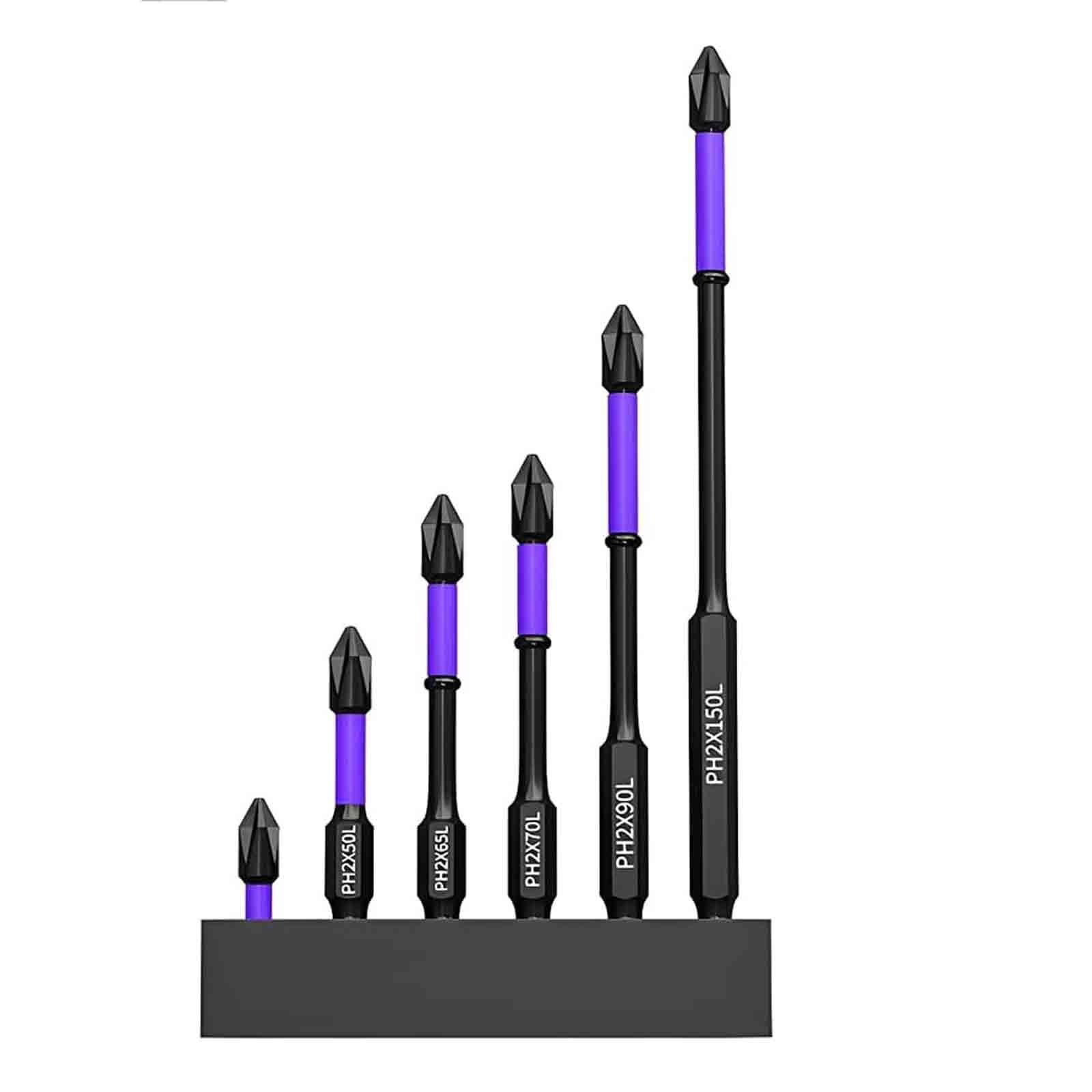 1 Pcs Slip-Resistant Screwdriver Bit Set - High Hardness 62HRC Magnetic ...