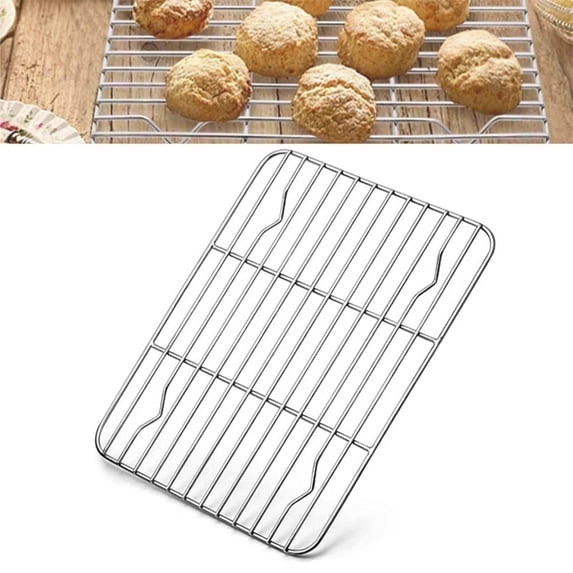 1 Pcs Small Roasting Racks,Rectangle Cooling Rack,Stainless Steel Grill ...