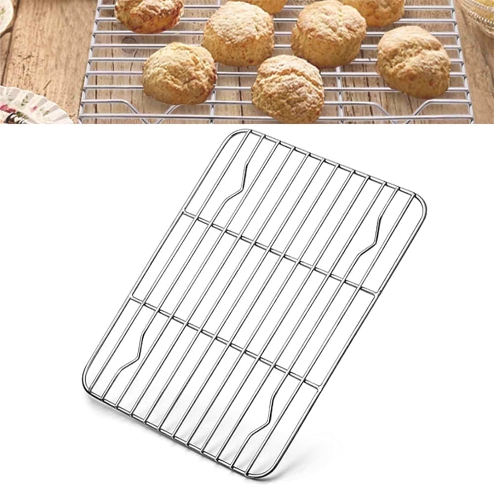 1 Pcs Small Roasting Racks,Rectangle Cooling Rack,Stainless Steel Grill ...