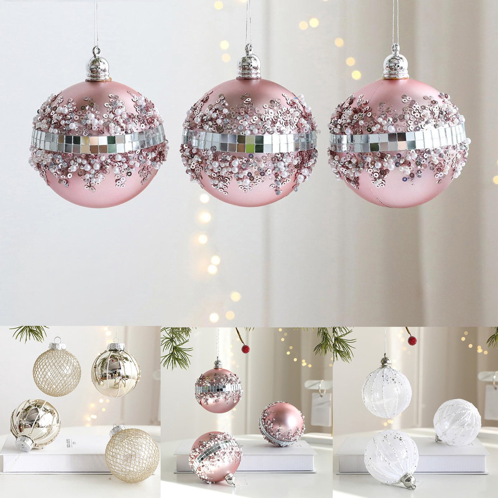 1 Pcs Solive Christmas Balls Ornaments for Xmas Christmas Tree Mini ...