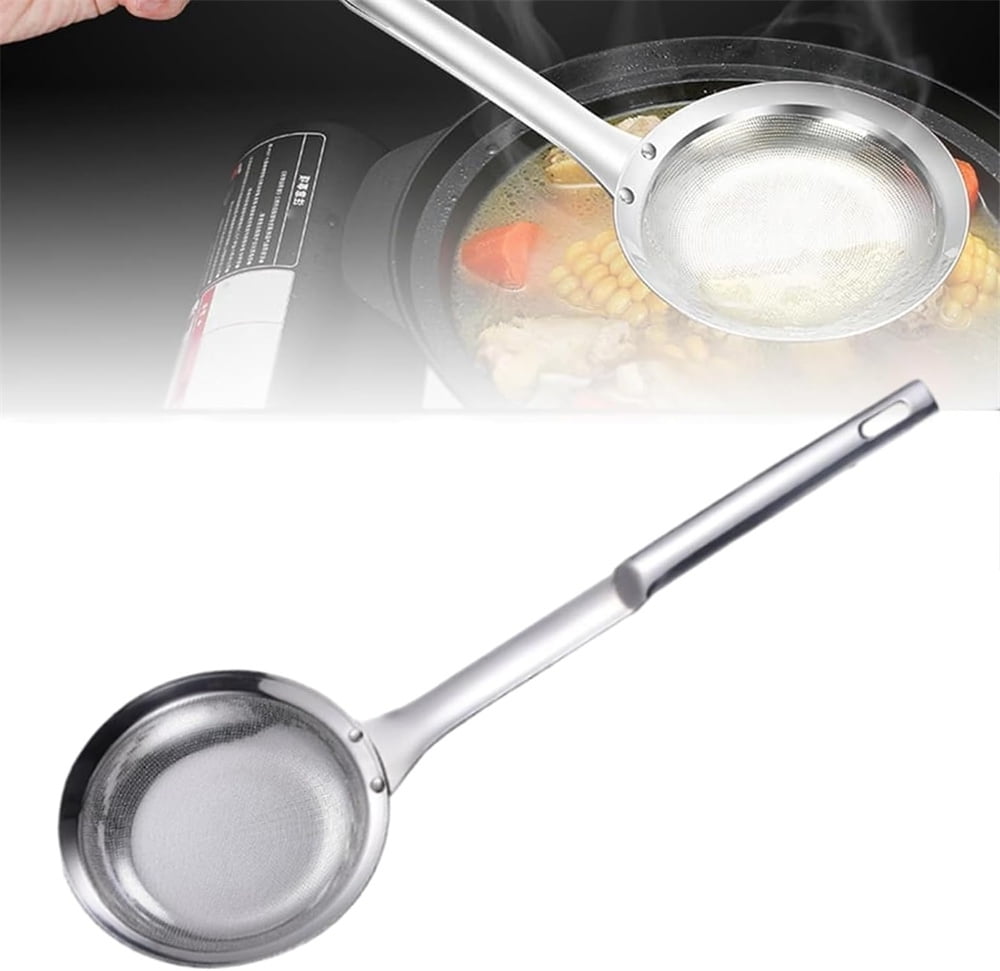 1 Pcs Stainless Steel Fine Mesh Strainer,New Fine Mesh Strainer Spoon ...
