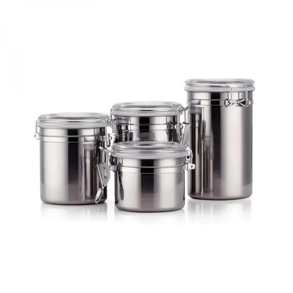 1 Pcs Stainless Steel Household Food Storage Container Storage Bottle ...