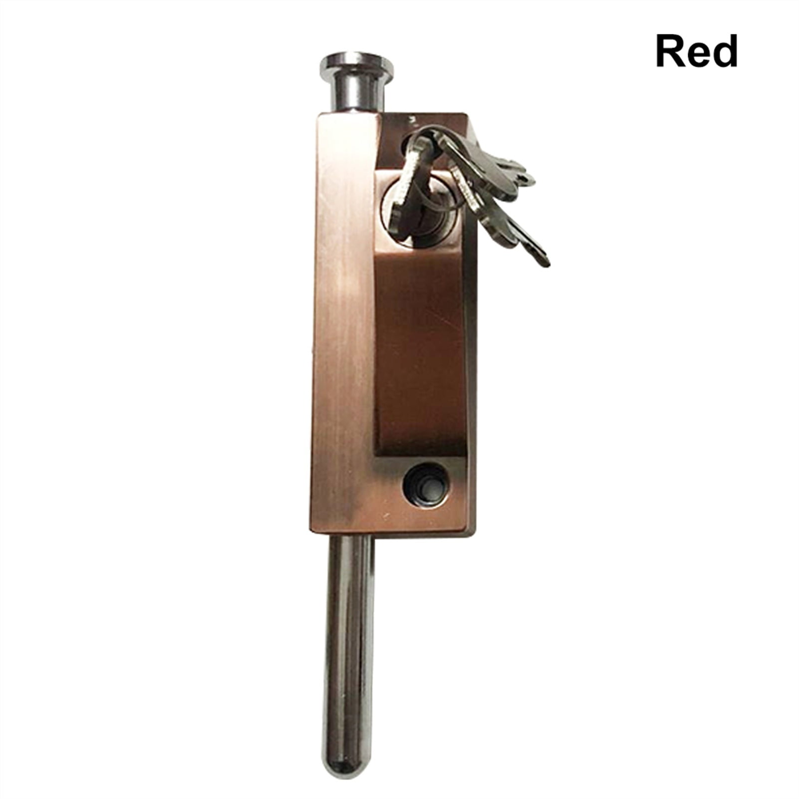 1 Pcs Stainless Steel Revolving Glass Door Spring Security Latch With ...