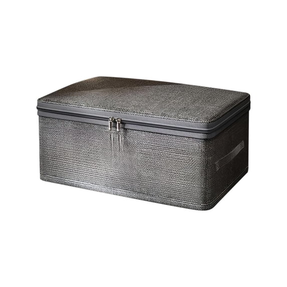 1 Pcs Storage Bins with Zipper Lids, Clothes Storage Boxes with Zip Lid ...