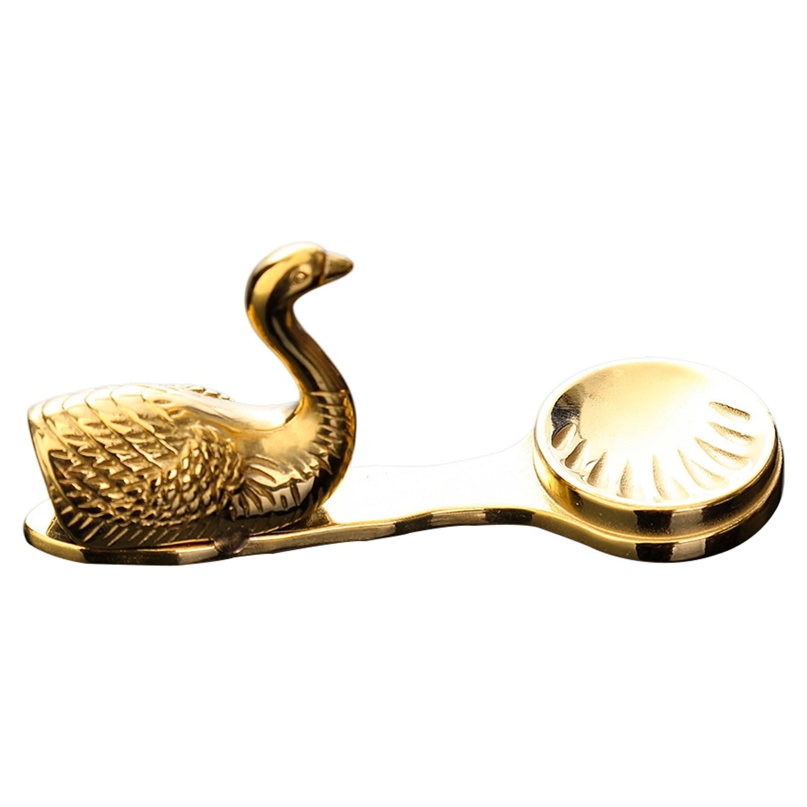 1 Pcs Swan Chopstick Rest Holder,4.33 Inch Metal Utensil Stand ...