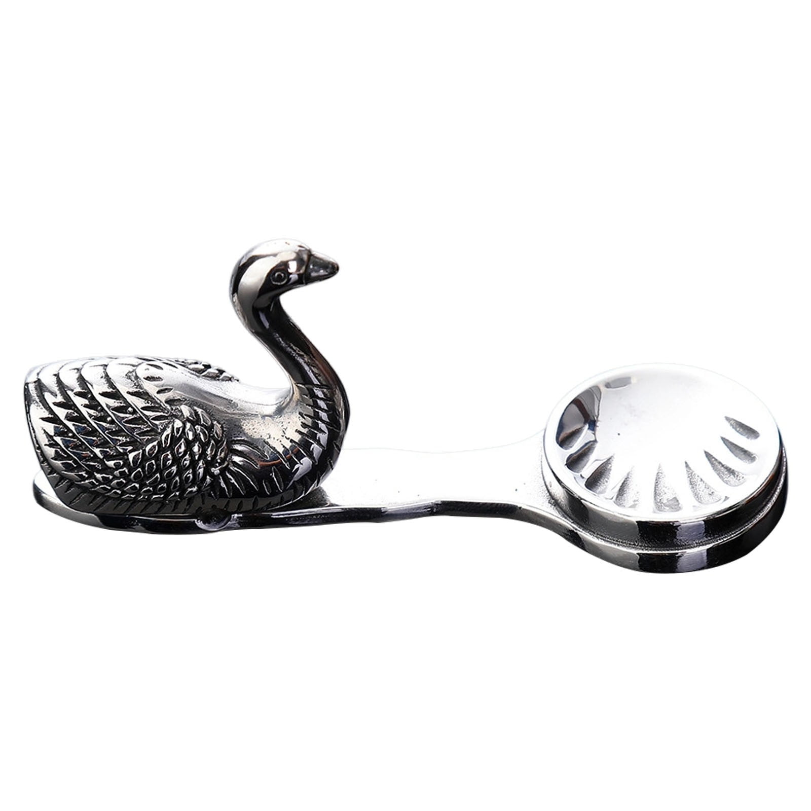 1 Pcs Swan Chopstick Rest Holder,4.33 Inch Metal Utensil Stand ...