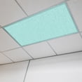 1 Pcs Teal Solid Fluorescent Light Covers Minimalist Tropical Pale ...
