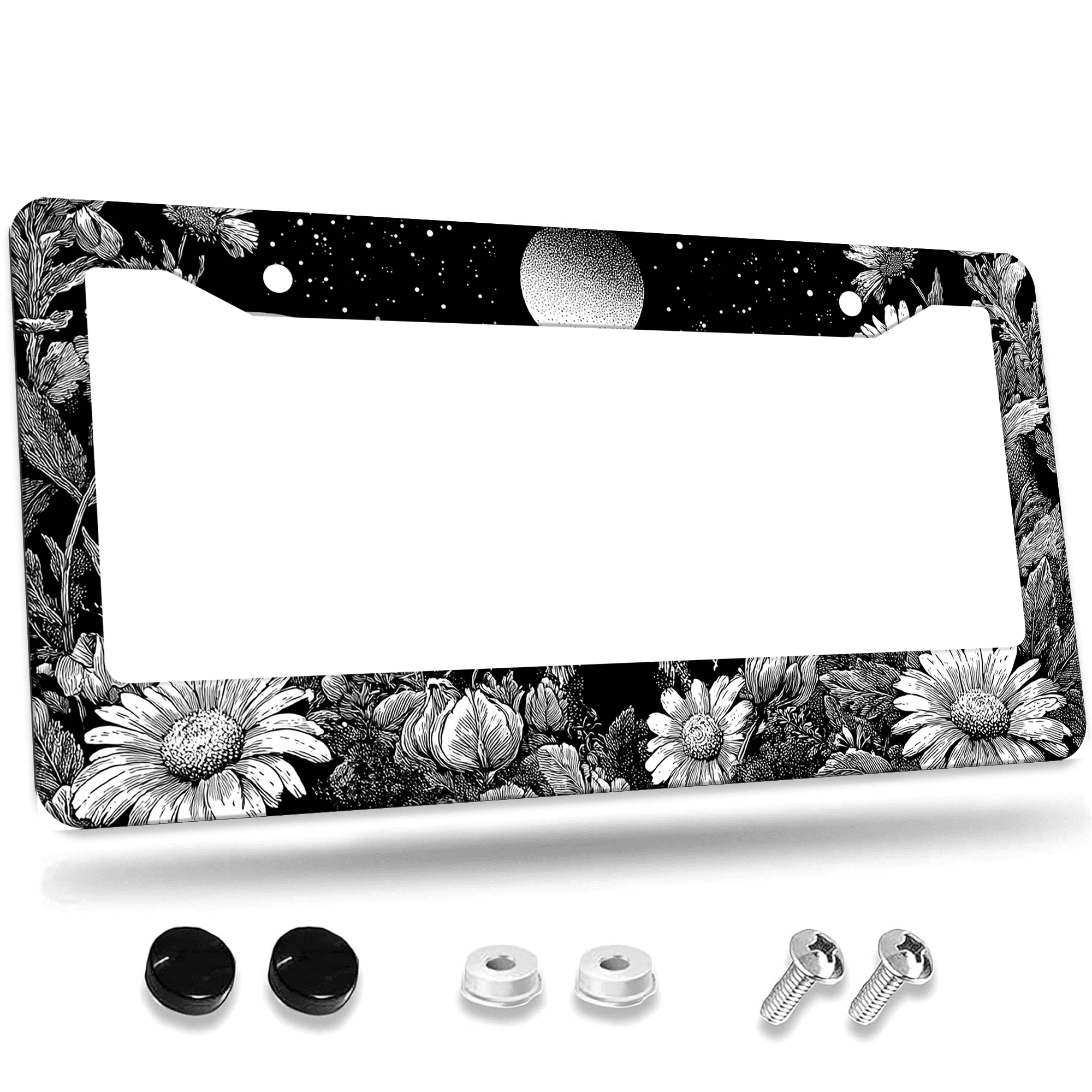 1 Pcs Three skulls License Plate Frame, License Plate Cover for Car ...