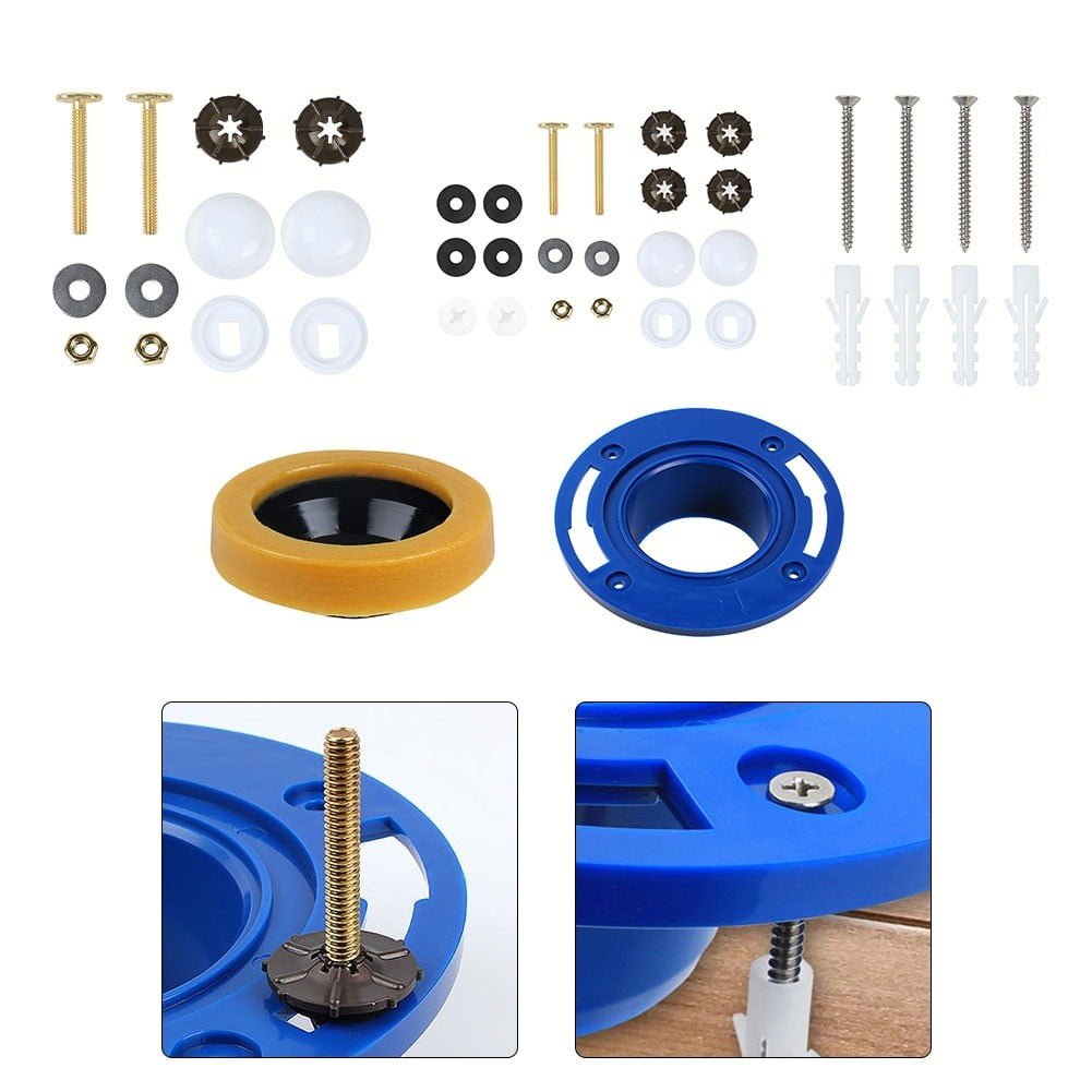 1 Pcs Toilet Flange Fixing Screws Install Butter Seals And Lock Anchor ...