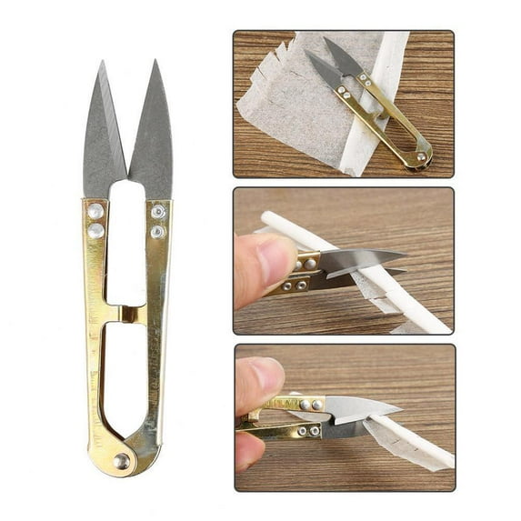 1 Pcs U Shaped Fishing Scissors Mini Fish Scissors Cutter Scissors ...