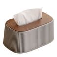 1 Pcs Vertical Striped Desktop Tissue Holder, Spring Automatic Tissue ...