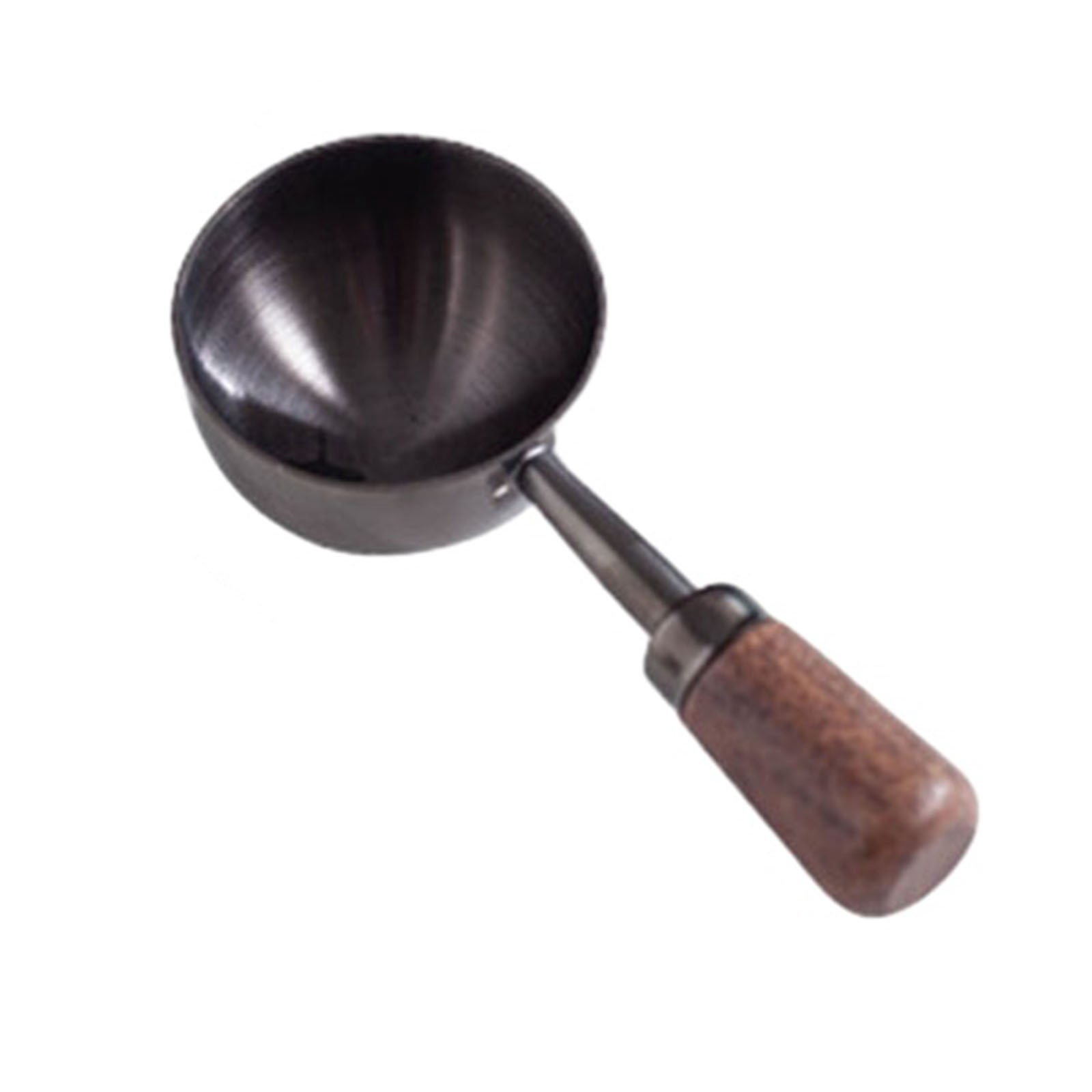 1 Pcs Walnut Wooden Measuring Spoon Scoop Coffee Beans Bar Kitchen Home ...