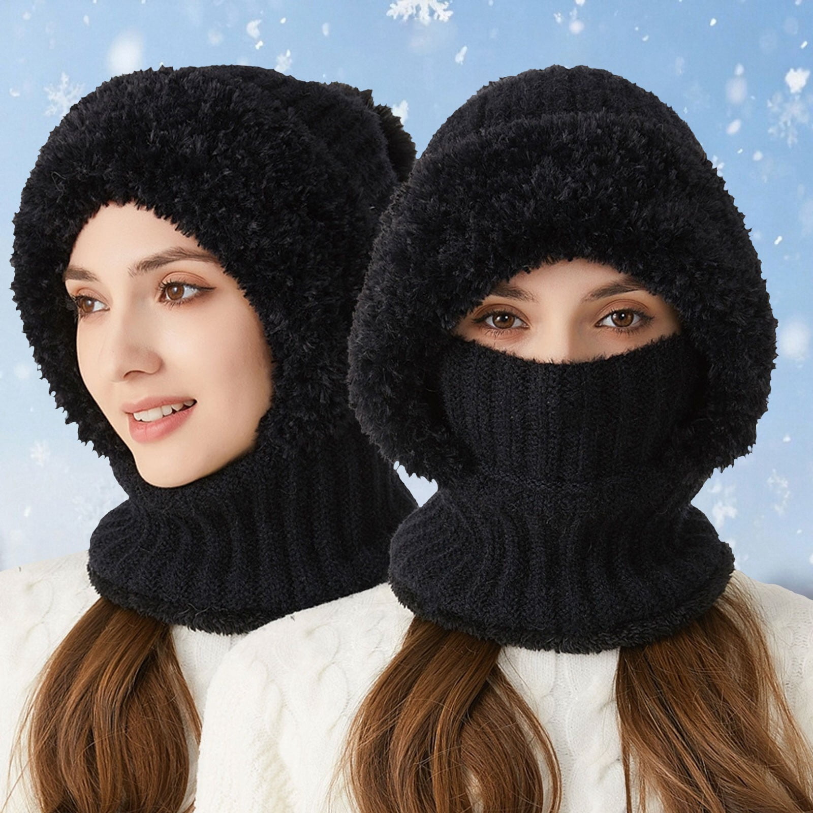 1 Pcs Winter Hat for Men/Women,Winter Knitted Hat,Warm Cycling Ski Mask ...
