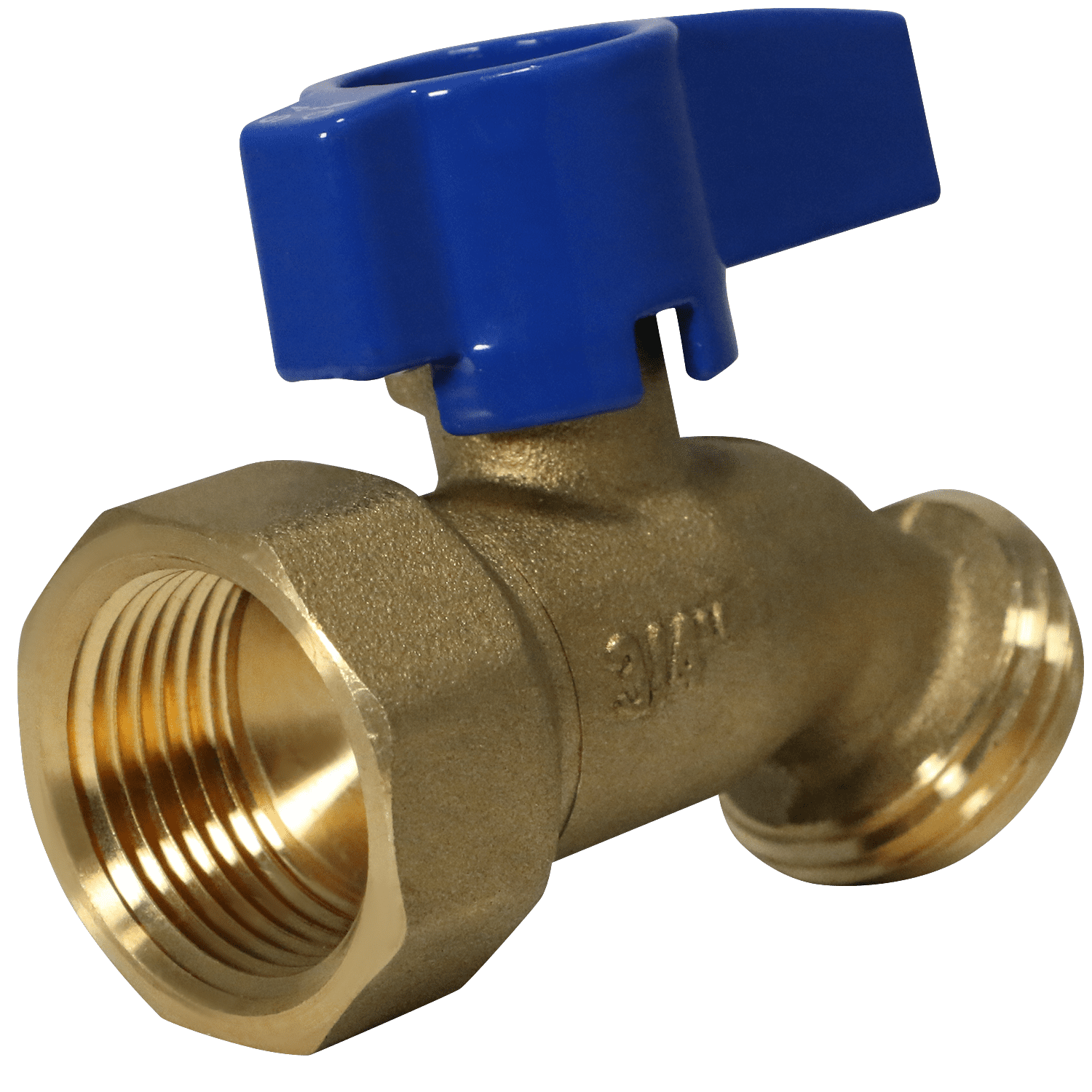1 Pcs XFITTING 3/4 inch FPT x 3/4 in GHT 1/4 in Turn Hose Bibbs, 5-2-2 ...